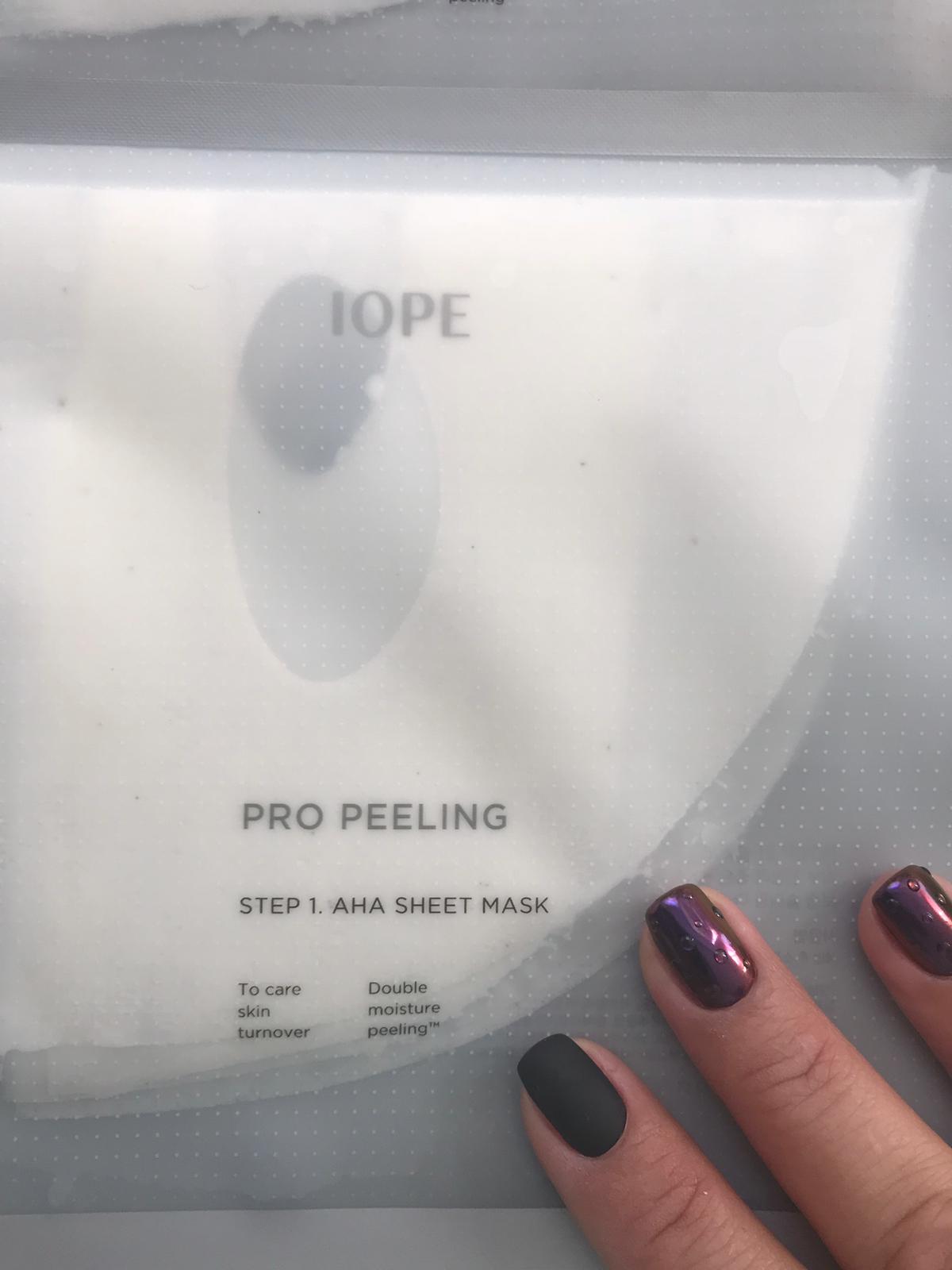 IOPE Pro Peeling Dual Mask-отзыв | Массаж лица Амстердам