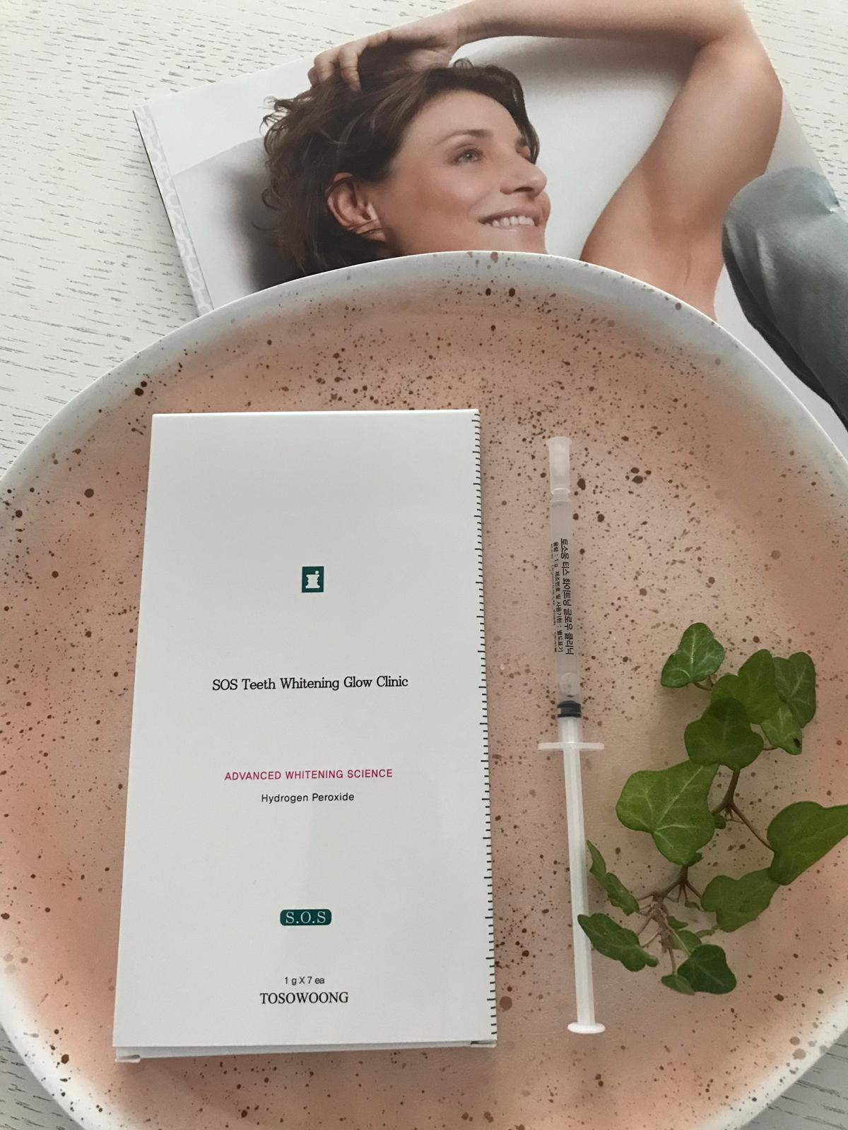 TOSOWOONG SOS Teeth Whitening Glow Clinic Gel-отзыв | Массаж лица Амстердам