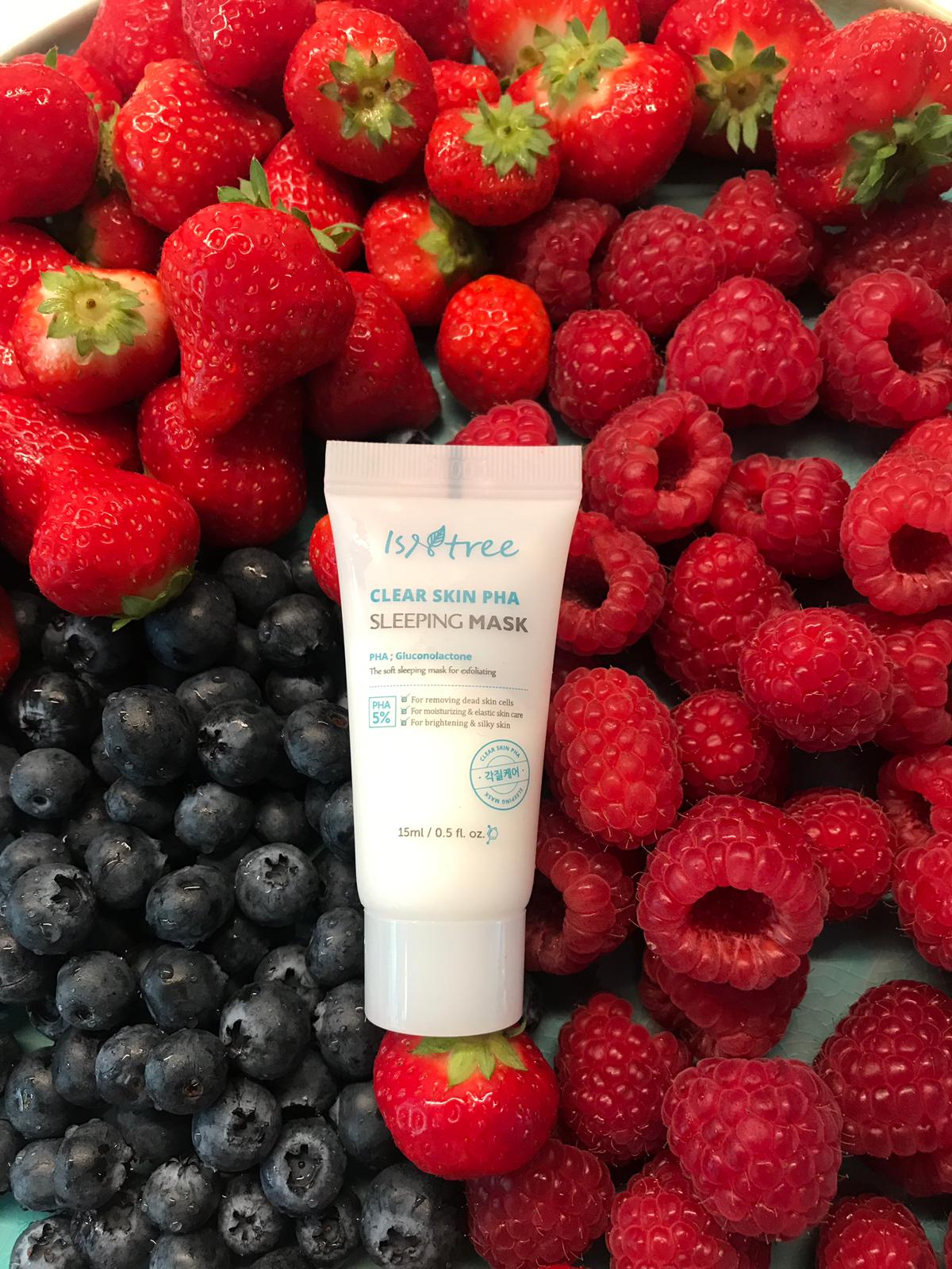 Isntree Clear Skin PHA Sleeping Mask отзыв | Массаж лица Амстердам